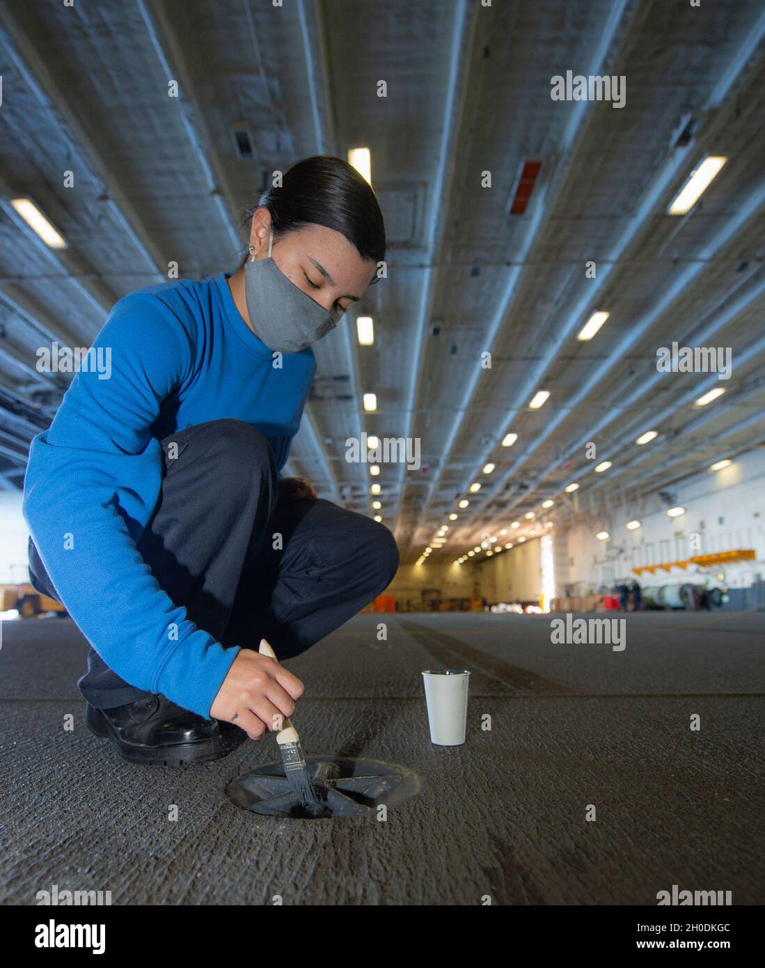Aviation Boatswain's Mate (Handling) Airman Recruit Crystal Garza, from ...