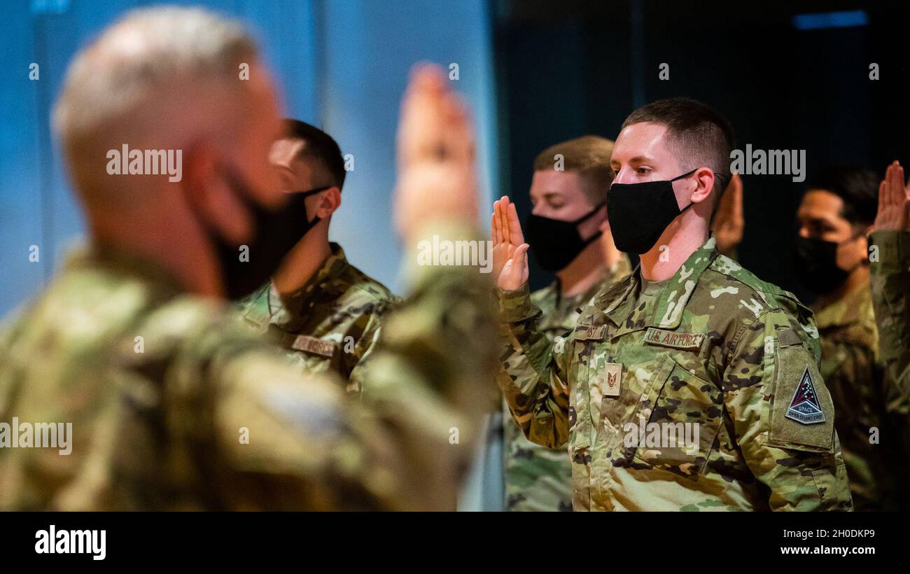 Delta 6 Airmen from Peterson Air Force Base, Colorado, transfer into ...