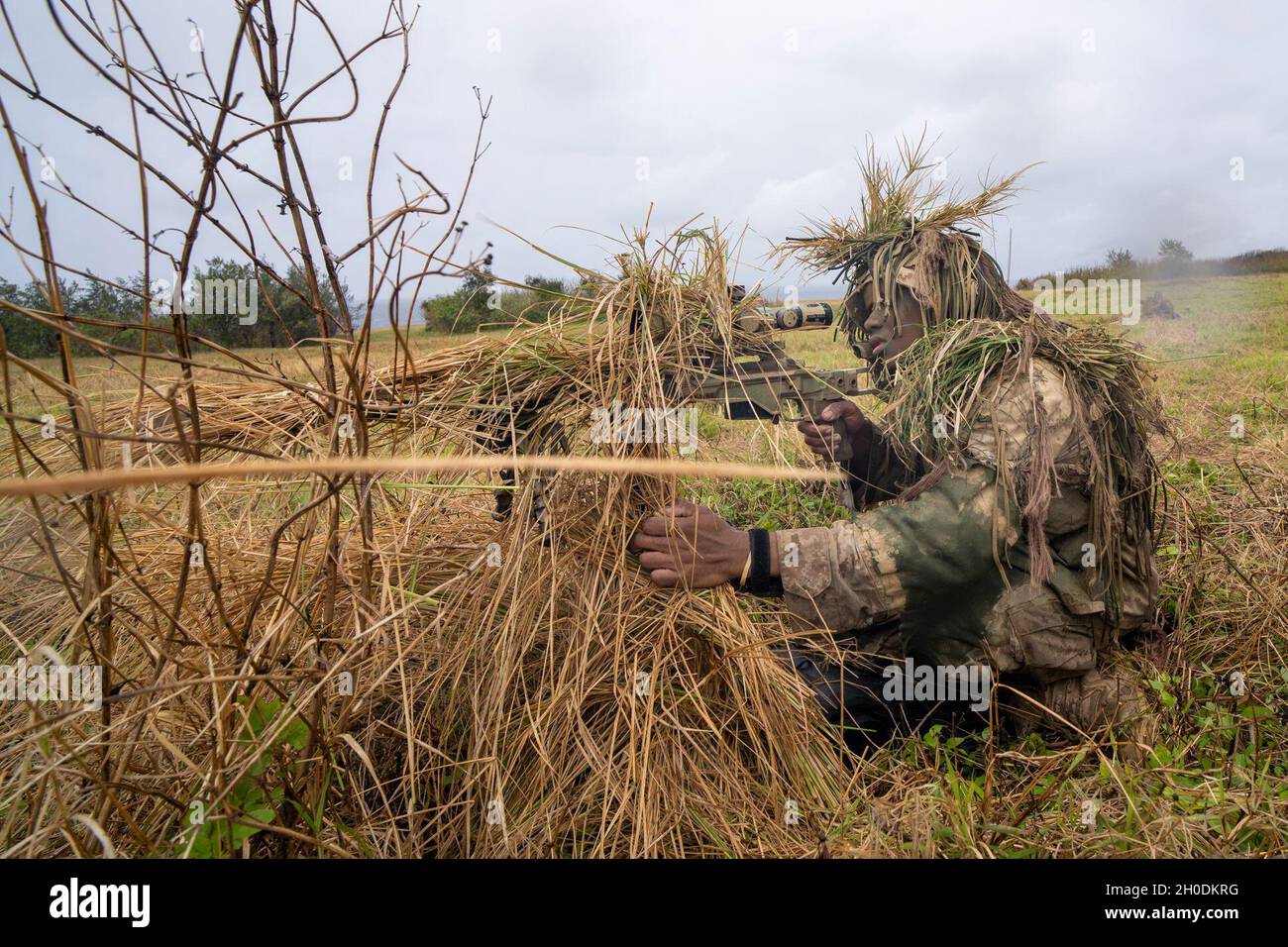 U.S. Marine Corps Lance Cpl. Jeremiah Riley-Caldwell, a scout with 3d ...