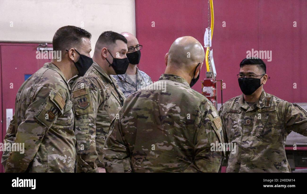 Master Sgt. Brandon Tanaka, 2nd Munitions Squadron missile maintenance ...