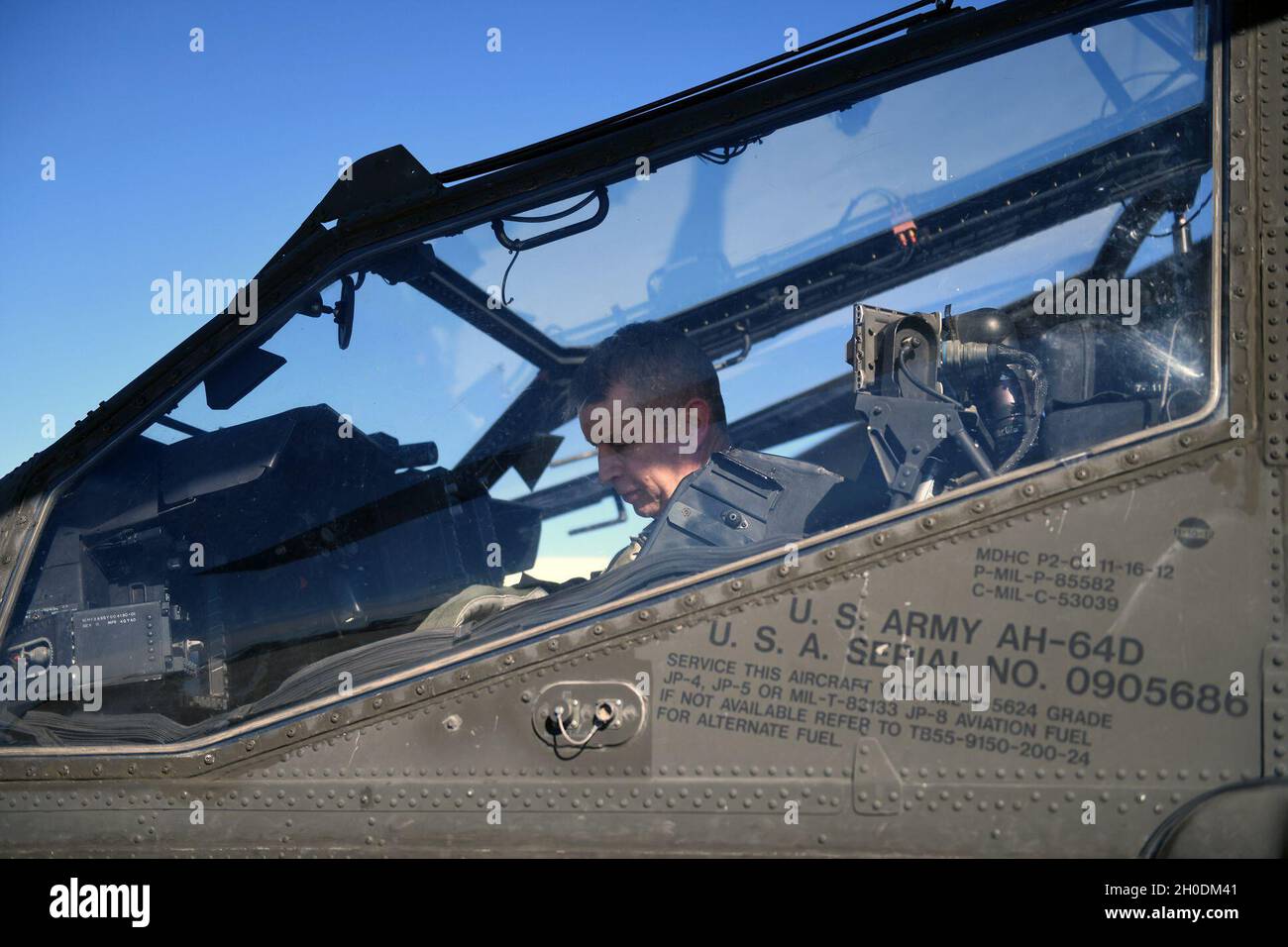 Army Gen. Daniel Hokanson, chief, National Guard Bureau, visits the ...