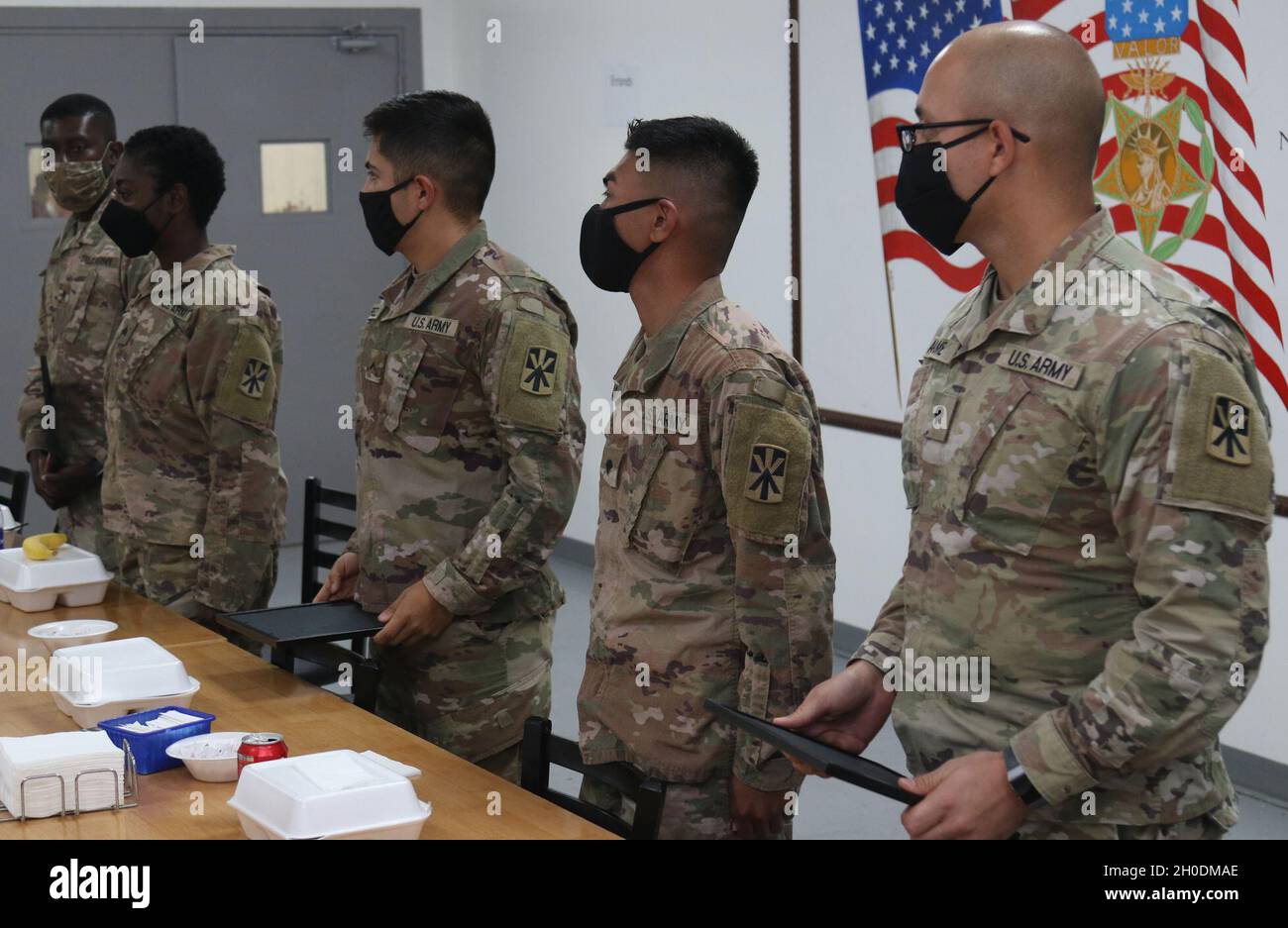 U.S. Army Soldiers from Bravo Battery, 5th Battalion, 52nd Air Defense ...