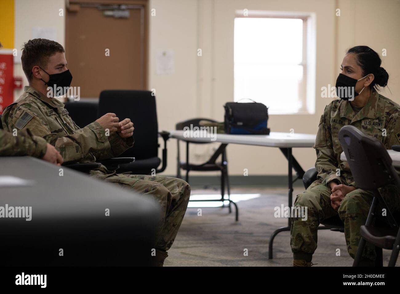 Maj. Maria Valdez, a Family Medicine Physician assigned to Headquarters ...