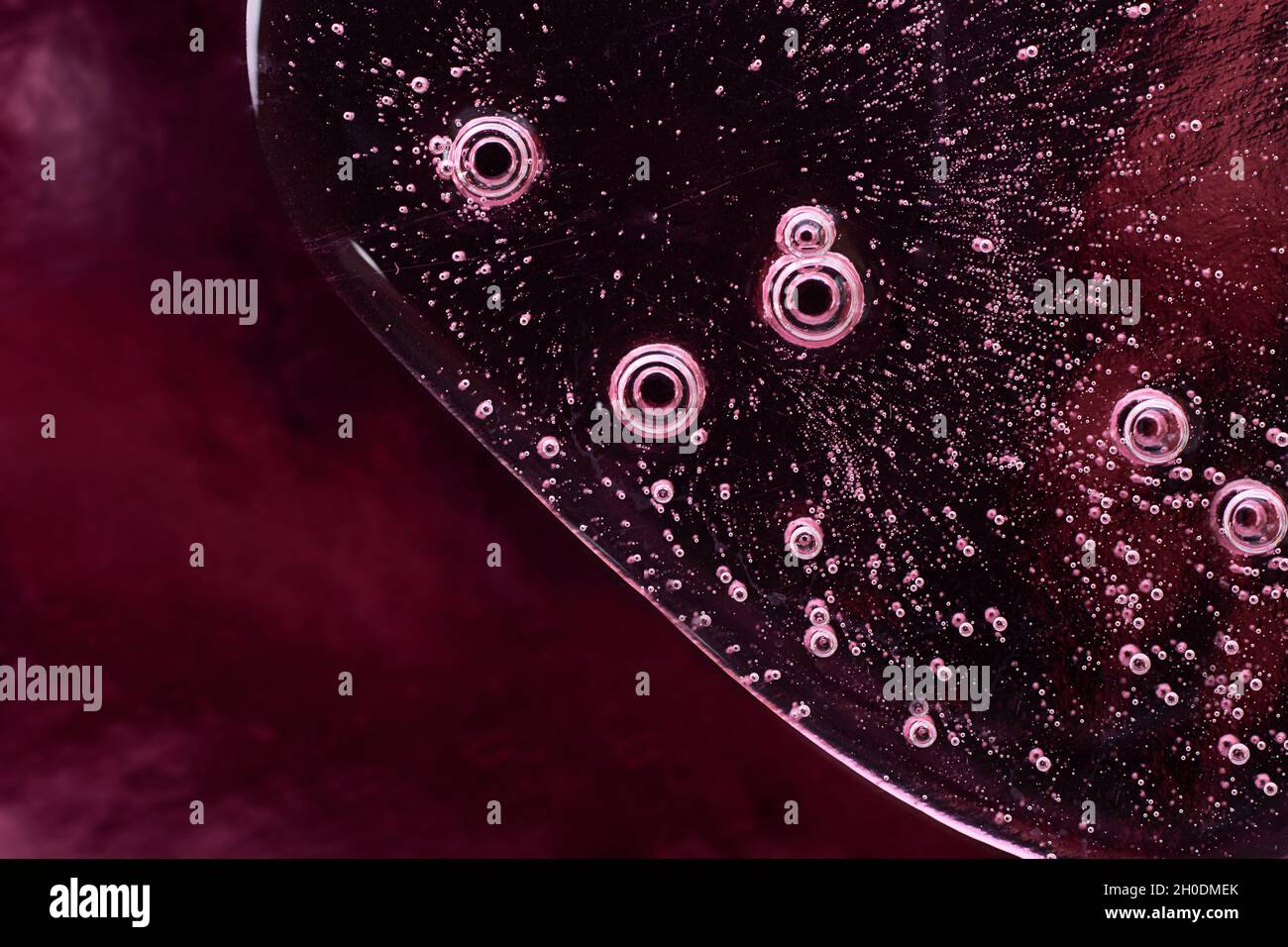 Liquid smear,cosmetics swatch on the pink background,macro photography ...