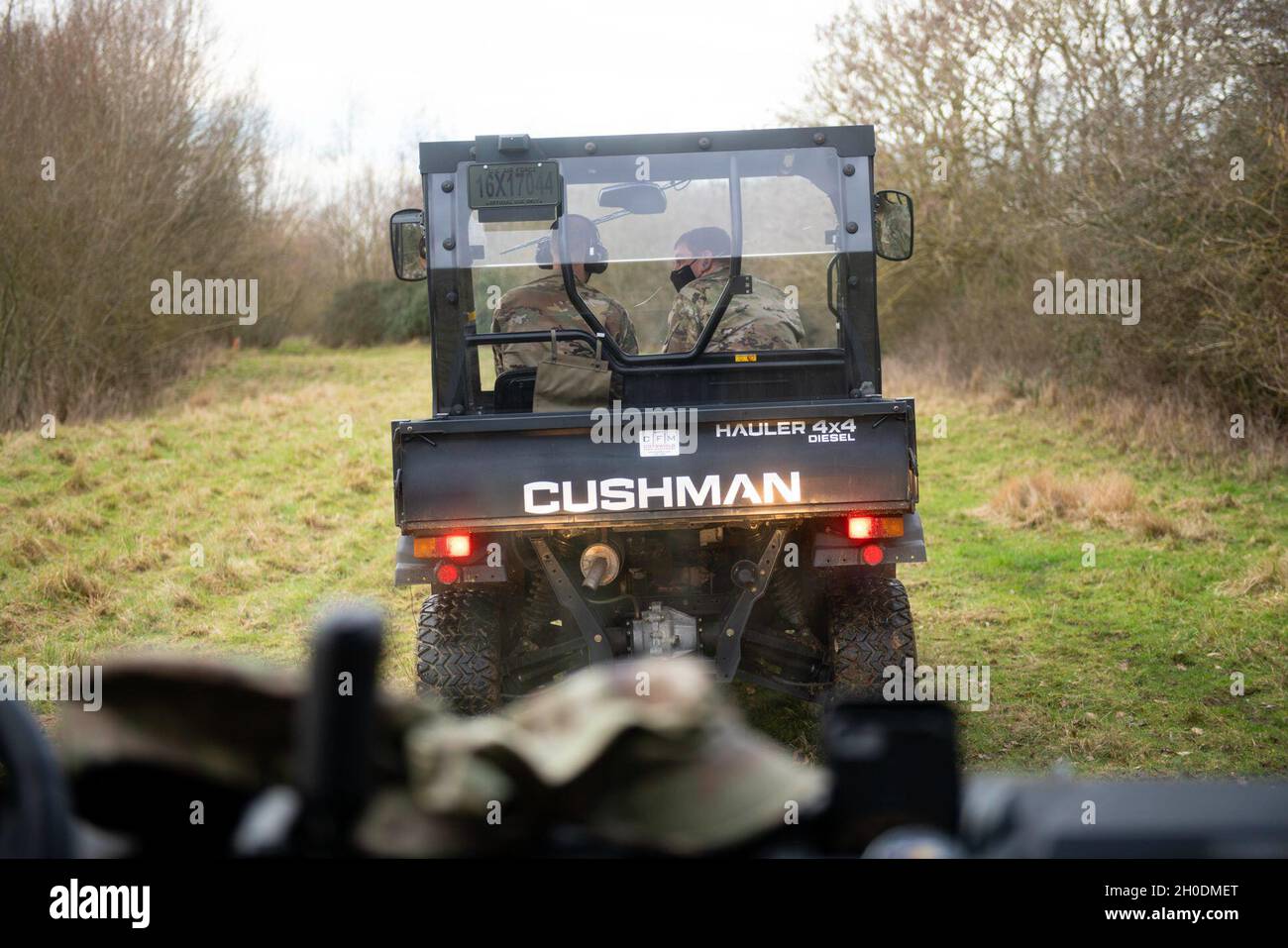 U.S. Air Force Col. Kurt Wendt, right, 501st Combat Support Wing ...