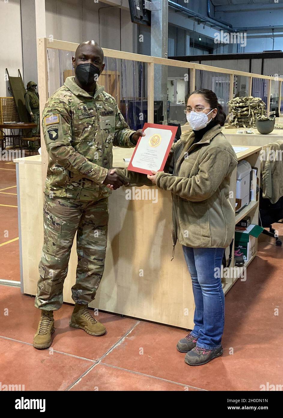 During his visit to the Logistics Readiness Center-Italy’s Central ...