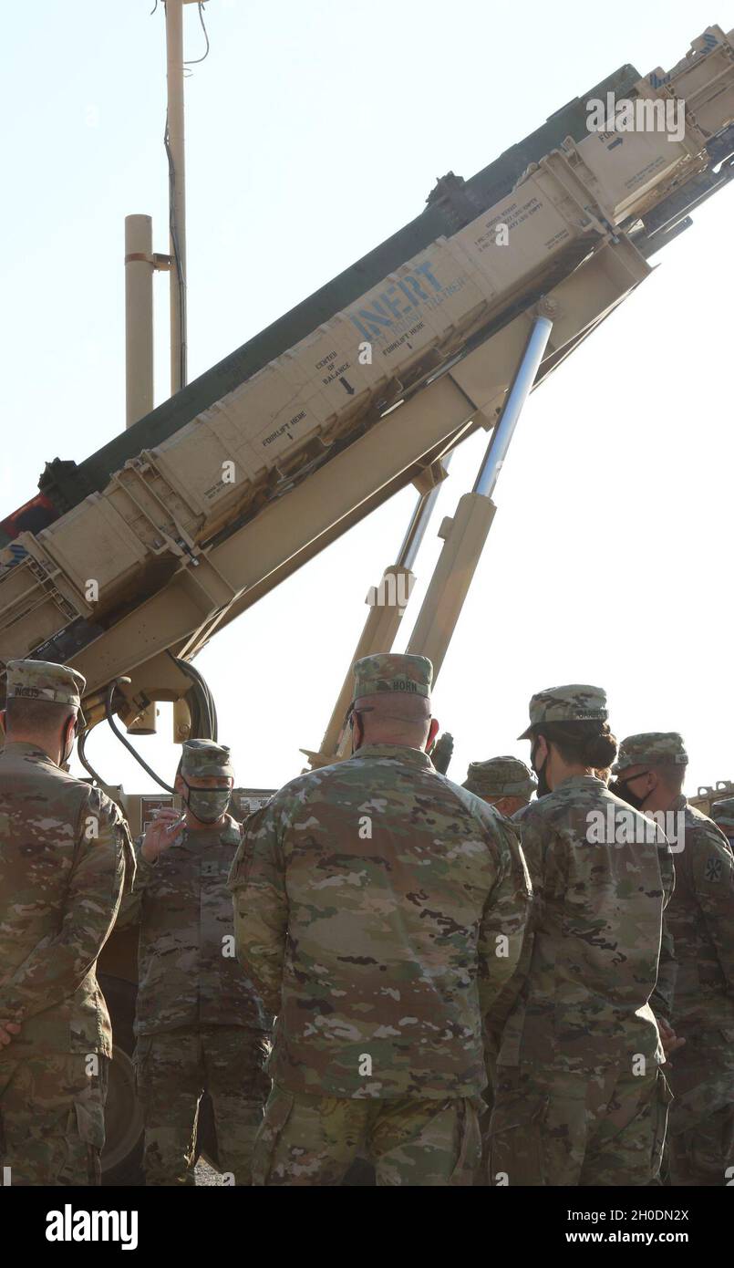 Maj. Gen. Patrick Hamilton, commanding general of Task Force Spartan ...