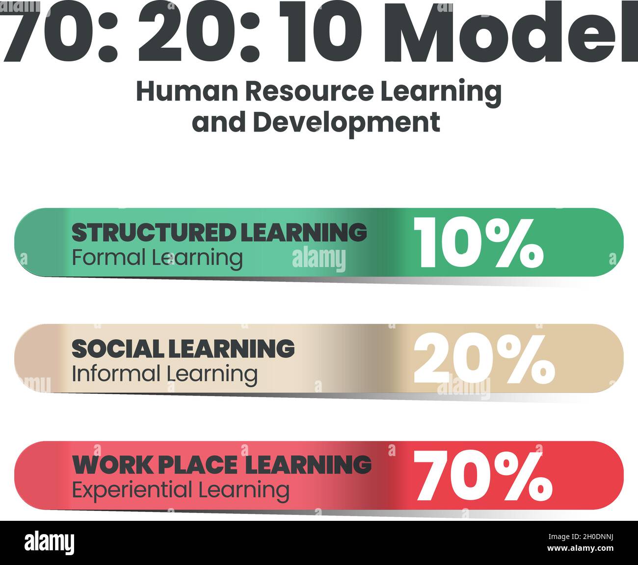 Pie chart vector diagram is HR learning and development illustrated 70: ...