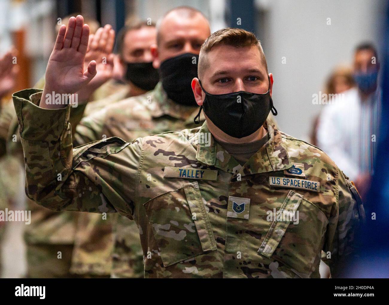 Space Operations Command Airmen transfer into the U.S. Space Force on ...