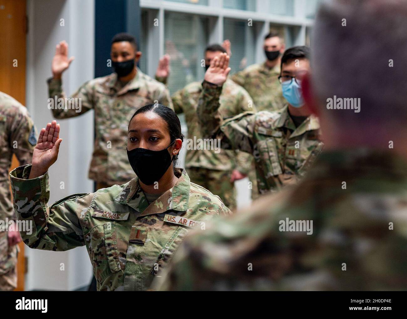 Space Operations Command Airmen transfer into the U.S. Space Force on ...