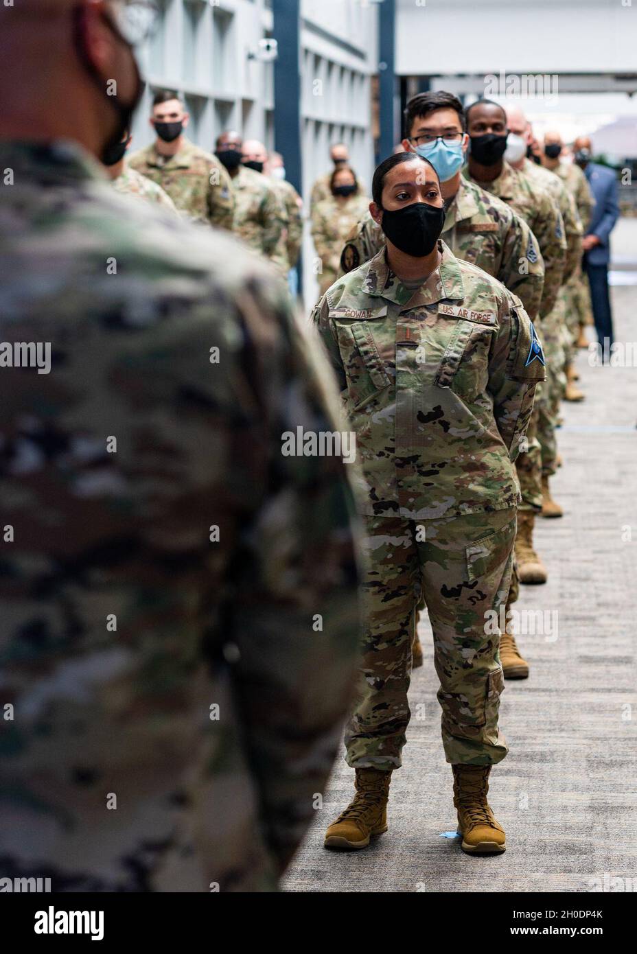 Space Operations Command Airmen transfer into the U.S. Space Force on ...