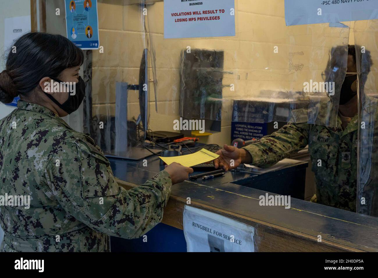 KADENA, Japan (Feb. 4, 2021) Chief Logistics Specialist Golfried Kitivi ...