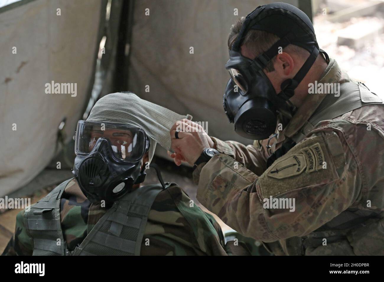 Capt. Theodore Davis, an infantry officer assigned to 6th Ranger ...