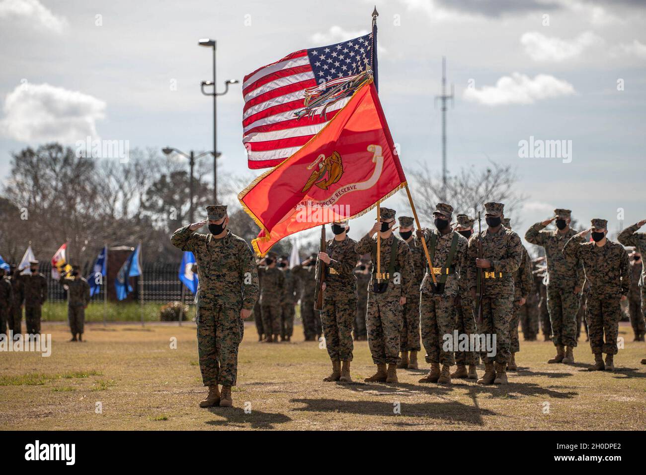 Sgt. Maj. Scott D. Grade, outgoing sergeant major of Marine Forces ...