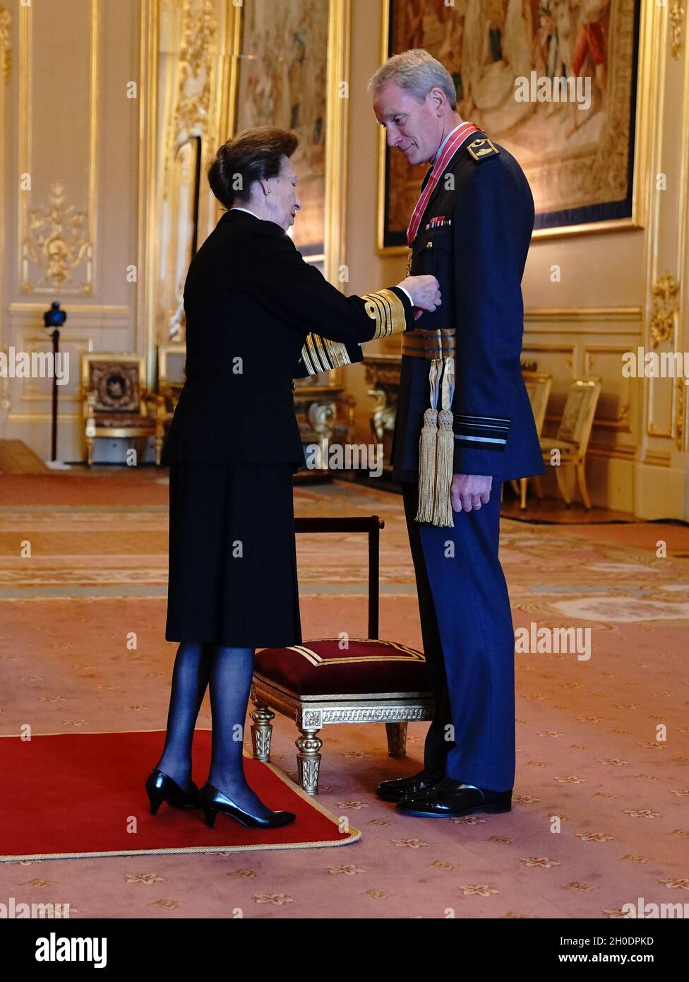 Air Marshal Sir Julian Young, Royal Air Force, is made a Knight ...