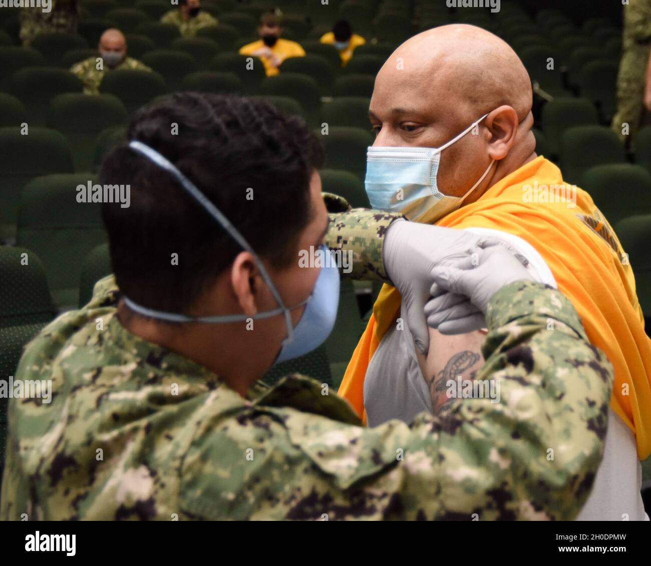 SASEBO, Japan (Feb. 4, 2021) –USS Chief (MCM 14) Command Master Chief ...