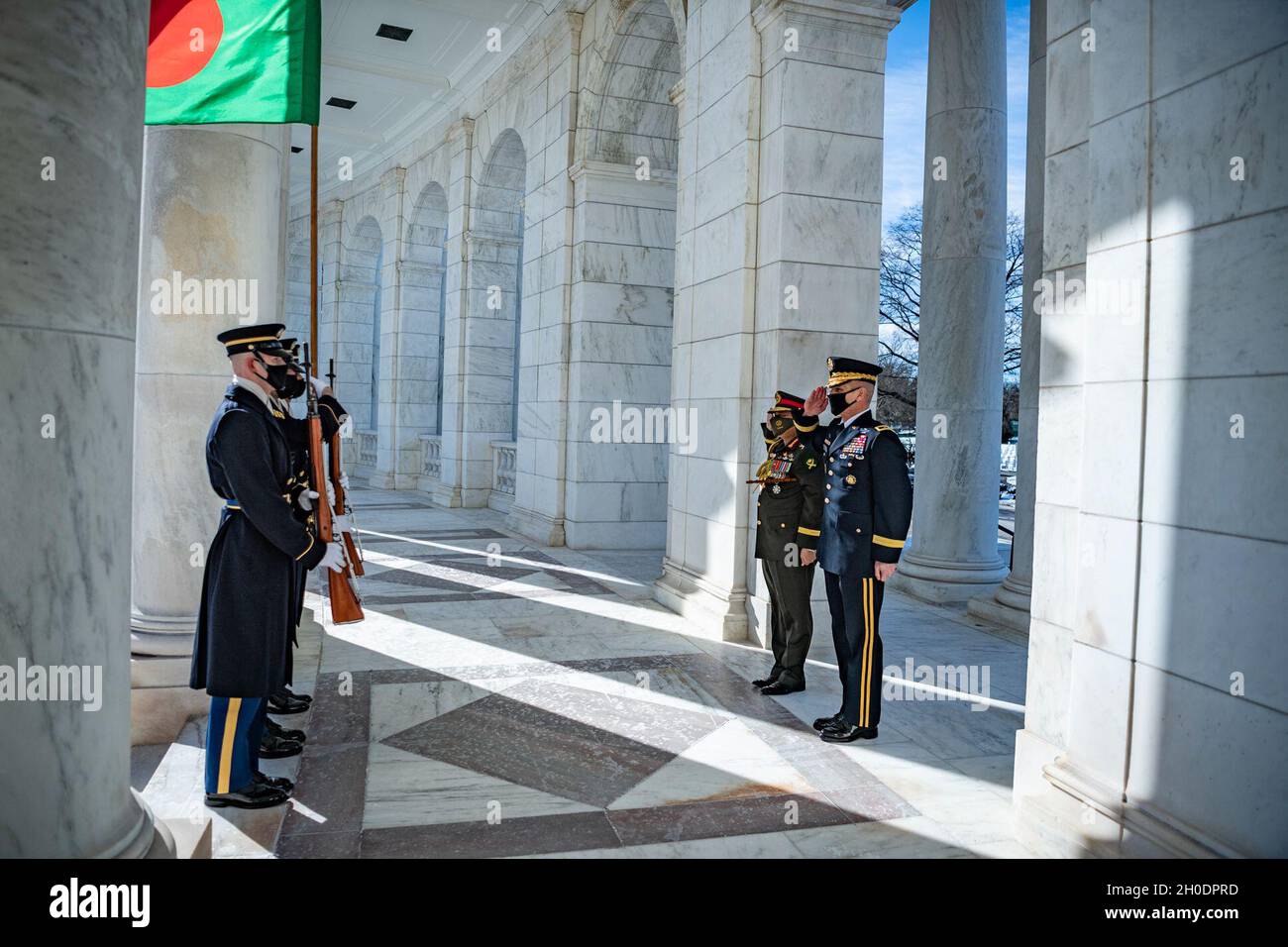 U.S. Army Maj. Gen. Omar Jones IV (far right), commanding general, U.S ...
