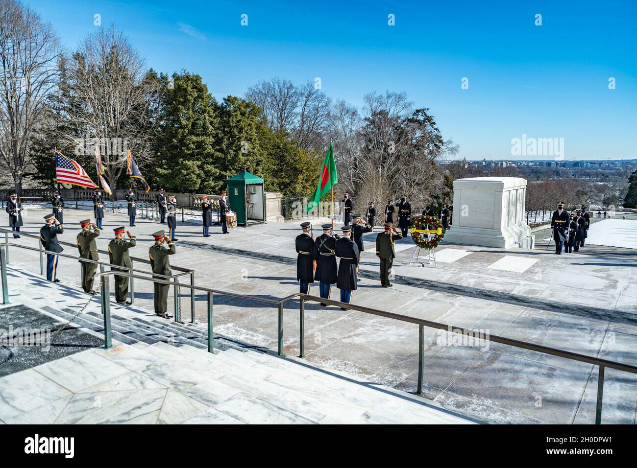 Aziz Ahmed, chief of army staff, Bangladesh Army, and U.S. Army Maj ...