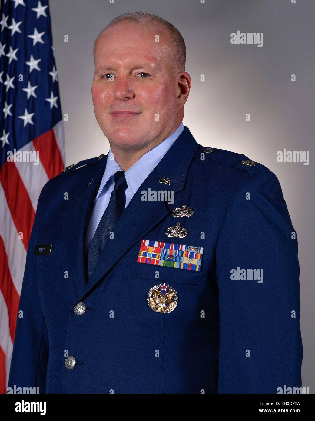 U.S. Air Force Lt. Col. Michael Scott Stock Photo - Alamy
