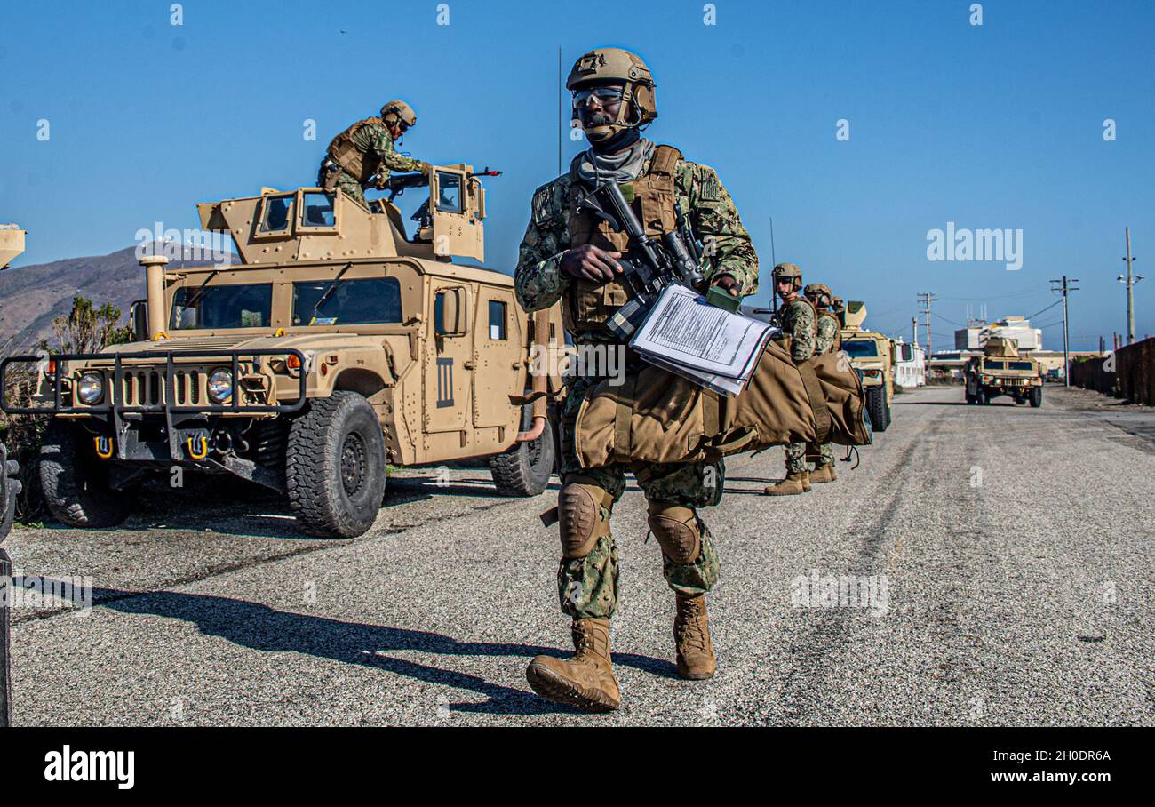 210204-N-NT795-653 POINT MUGU, Calif. (Feb. 4, 2021) Sailors assigned ...