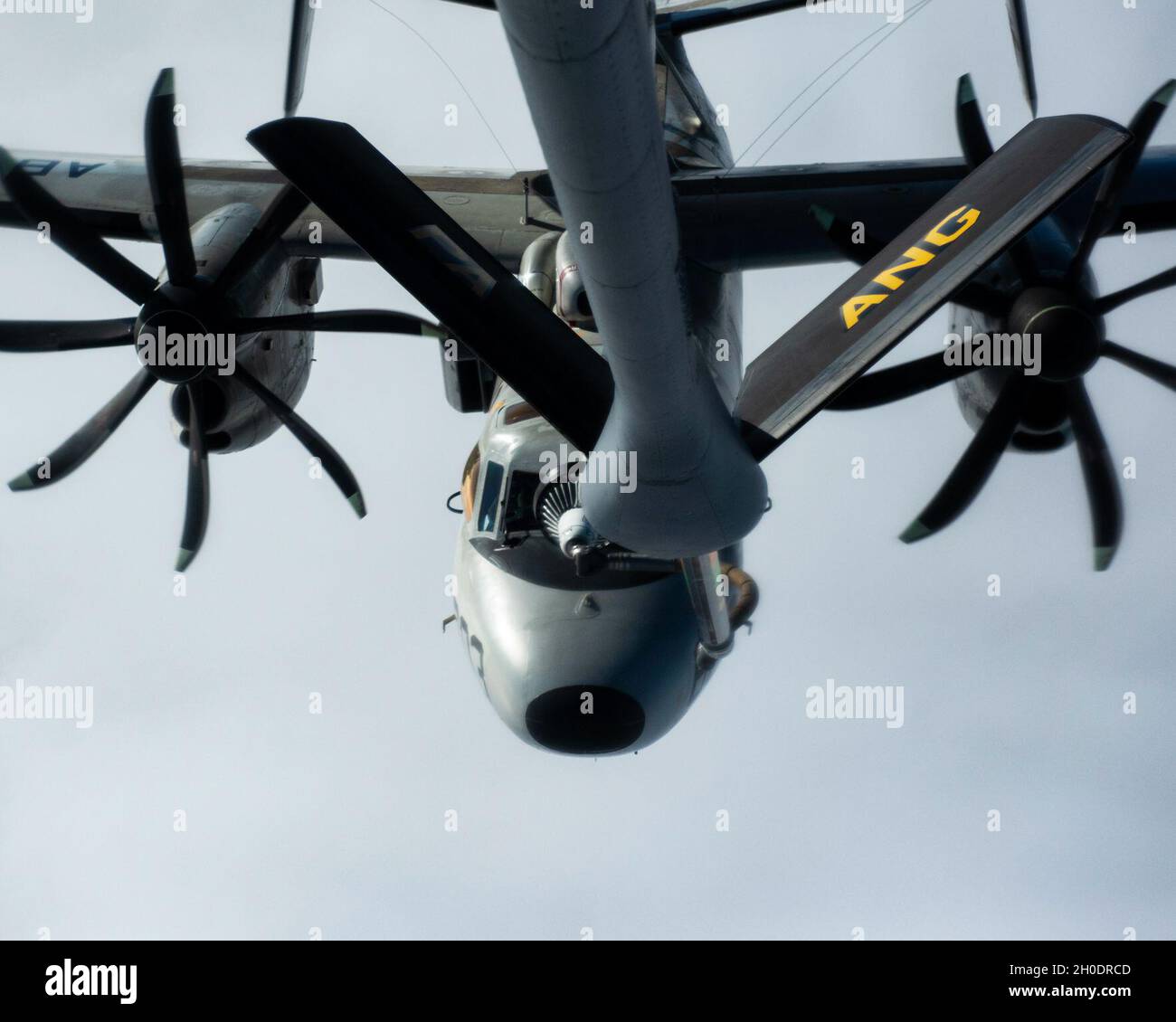 A U.S. Navy E-2D Advanced Hawkeye assigned to Airborne Command and ...