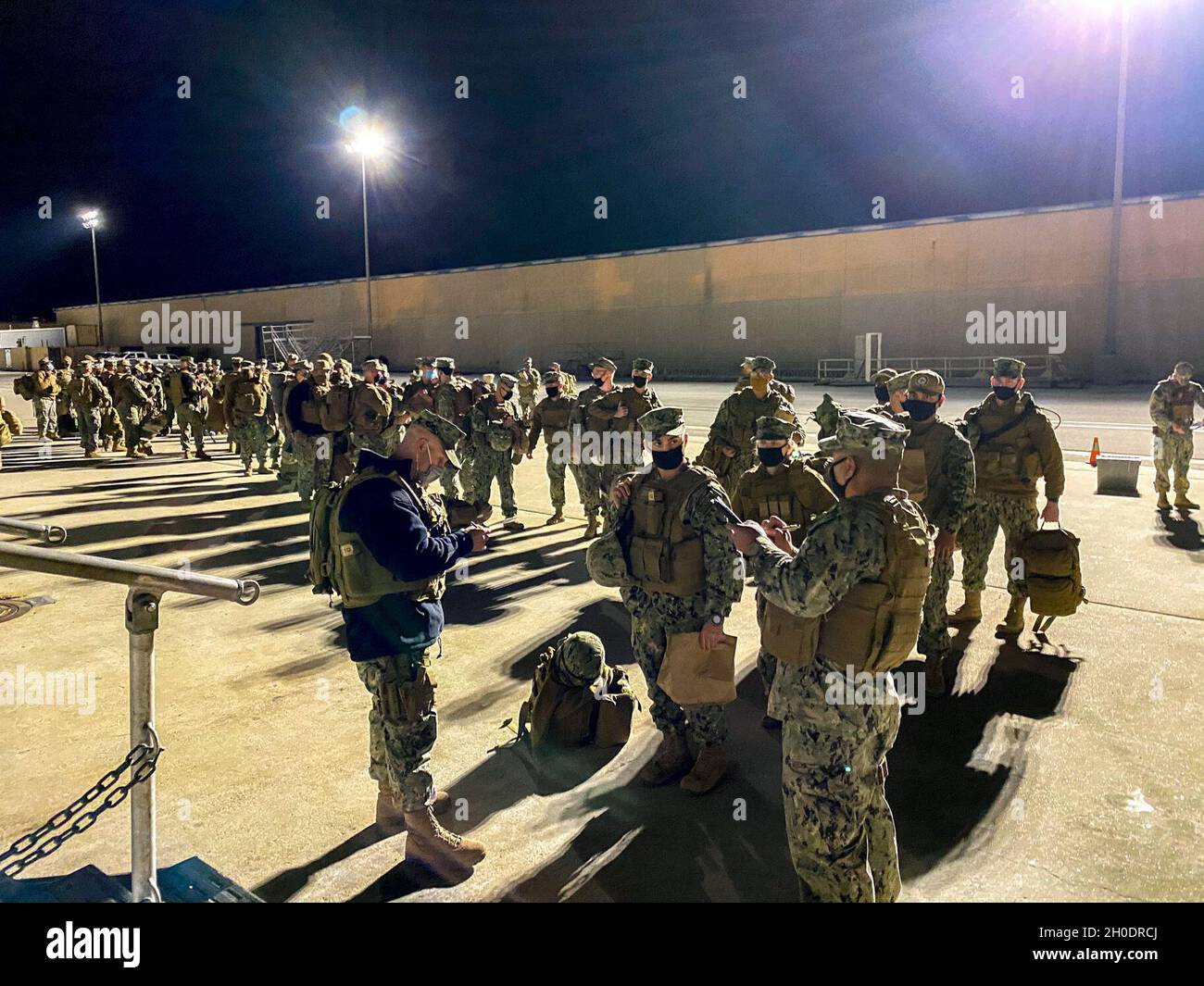 Port Hueneme, CA - Pacific Fleet Seabees from Naval Mobile Construction Battalion FIVE (NMCB 5 ...