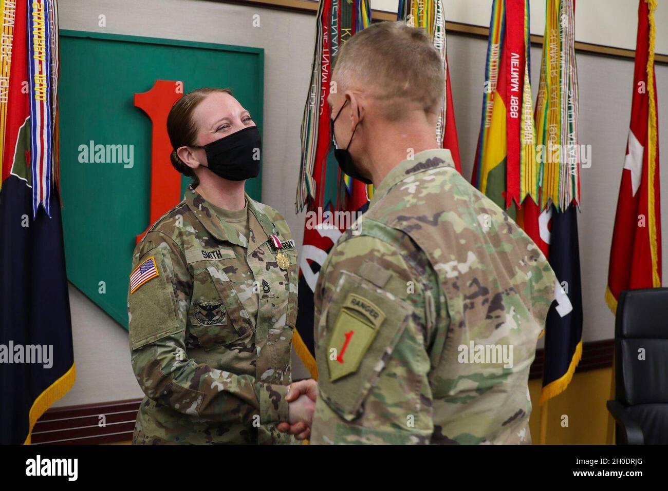 Sgt. 1st Class Morgan Smith, a 1st Infantry Division career counselor, was named the Secretary ...