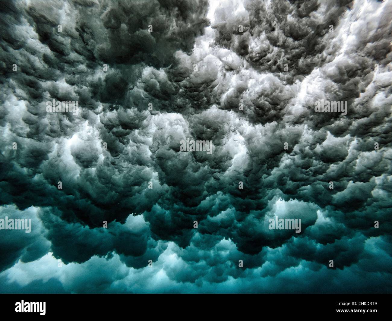 Ocean wave texture, Underwater view Stock Photo - Alamy