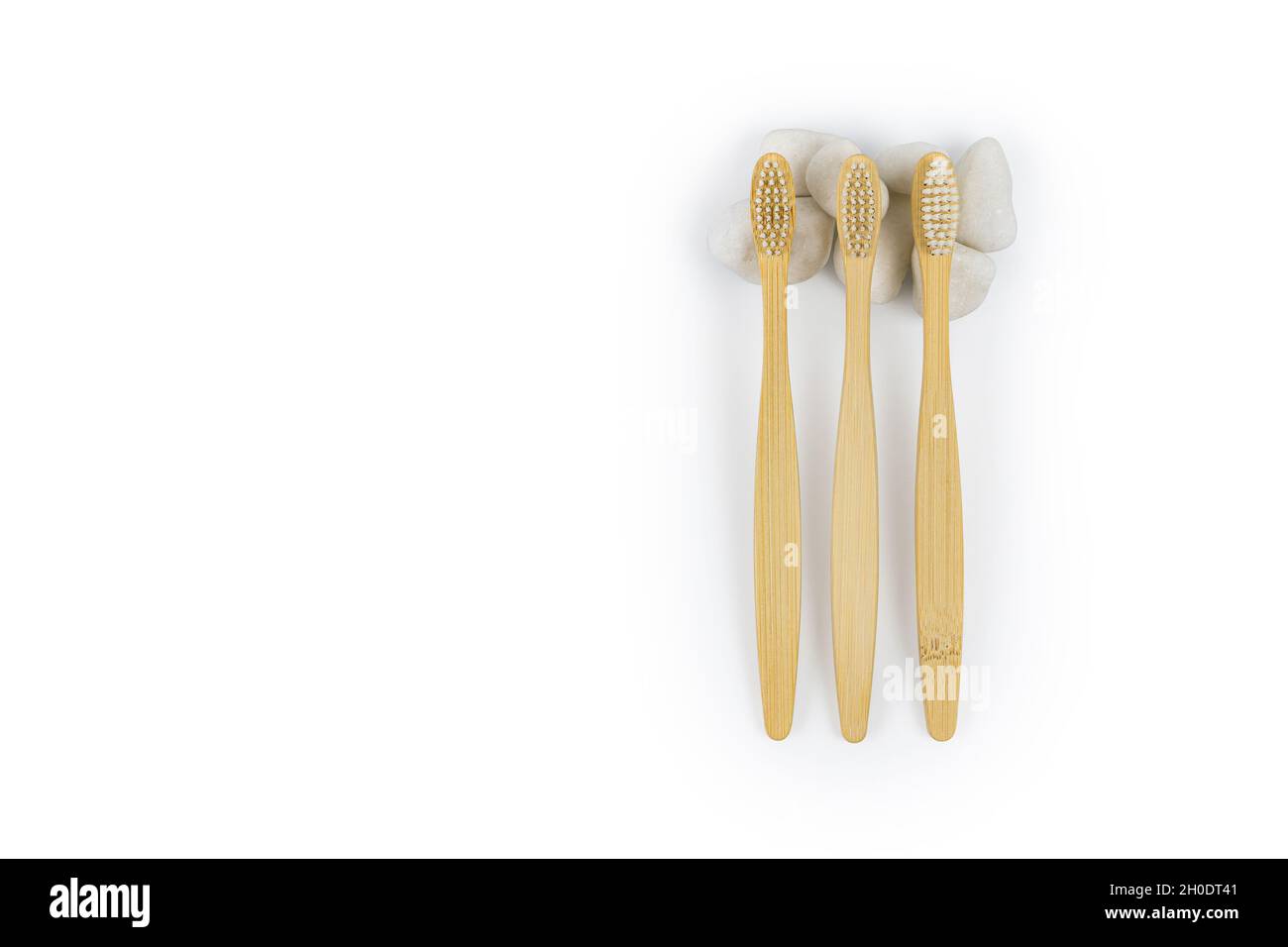 Eco friendly bamboo toothbrushes Cut Out Stock Images & Pictures - Alamy