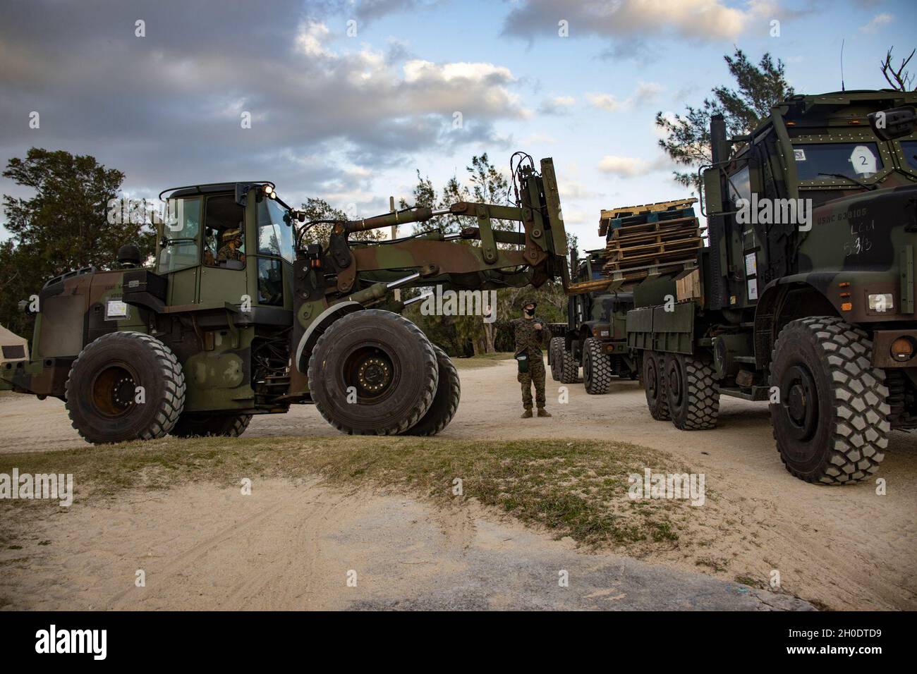 U.S. Marines with Combat Logistics Battalion (CLB) 31, 31st Marine ...
