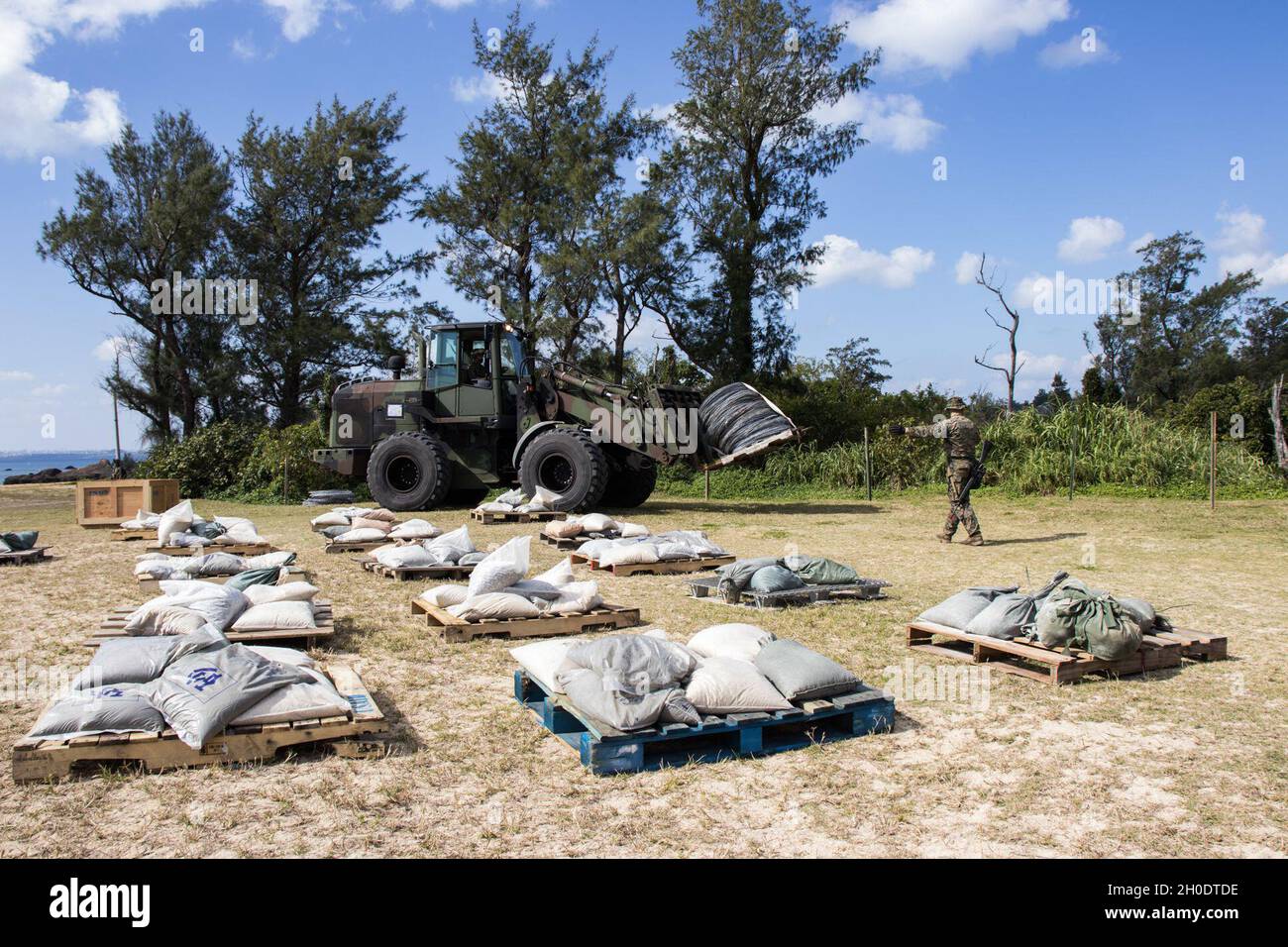U.S. Marines with Combat Logistics Battalion (CLB) 31, 31st Marine ...