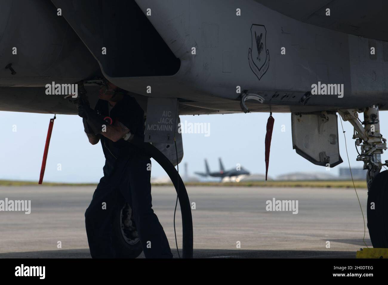 Airmen from the 18th Logistics Readiness Squadron showcase a new hot ...
