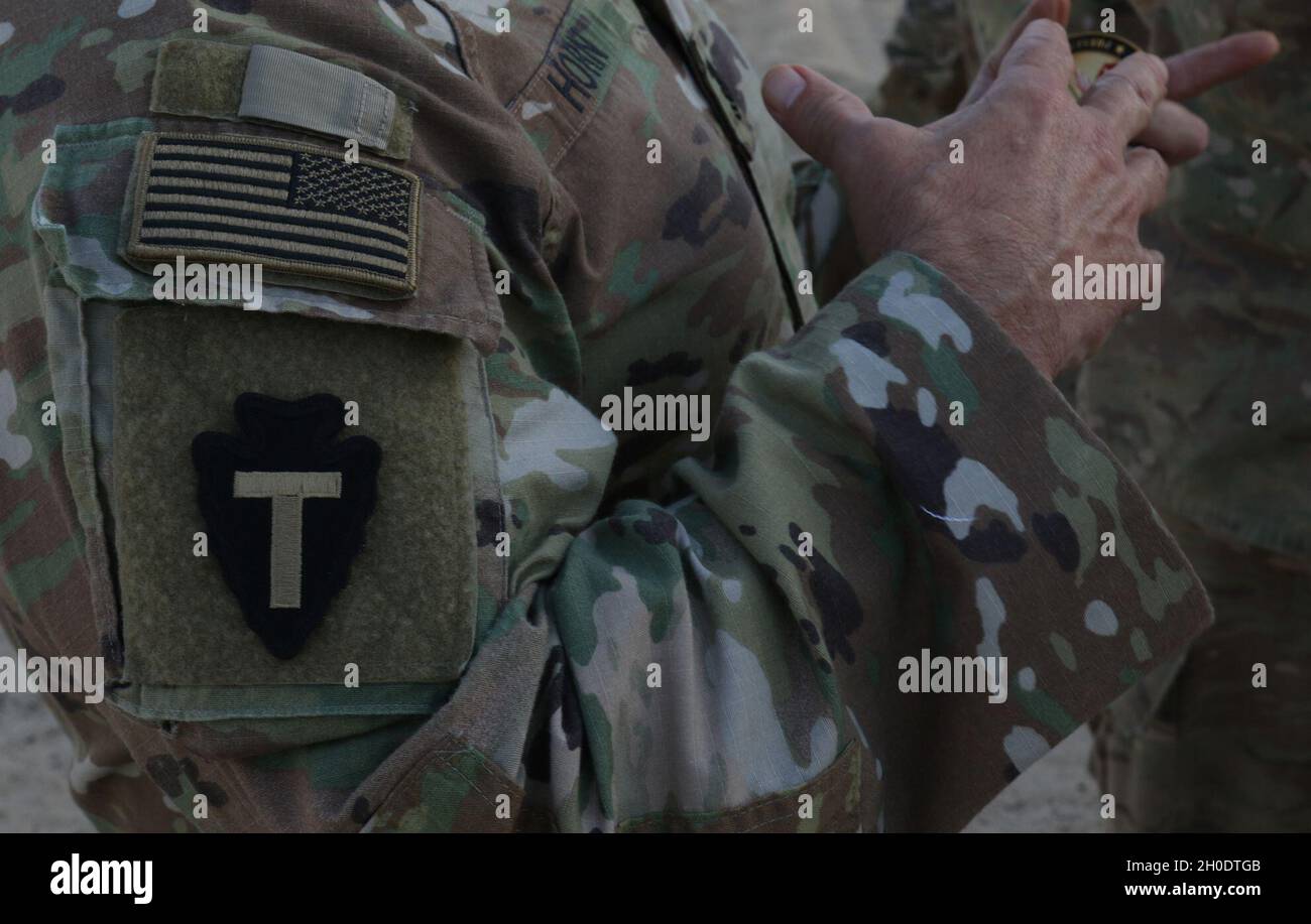 Command Sgt. Maj. Jim Horn, command sergeant major for Task Force ...