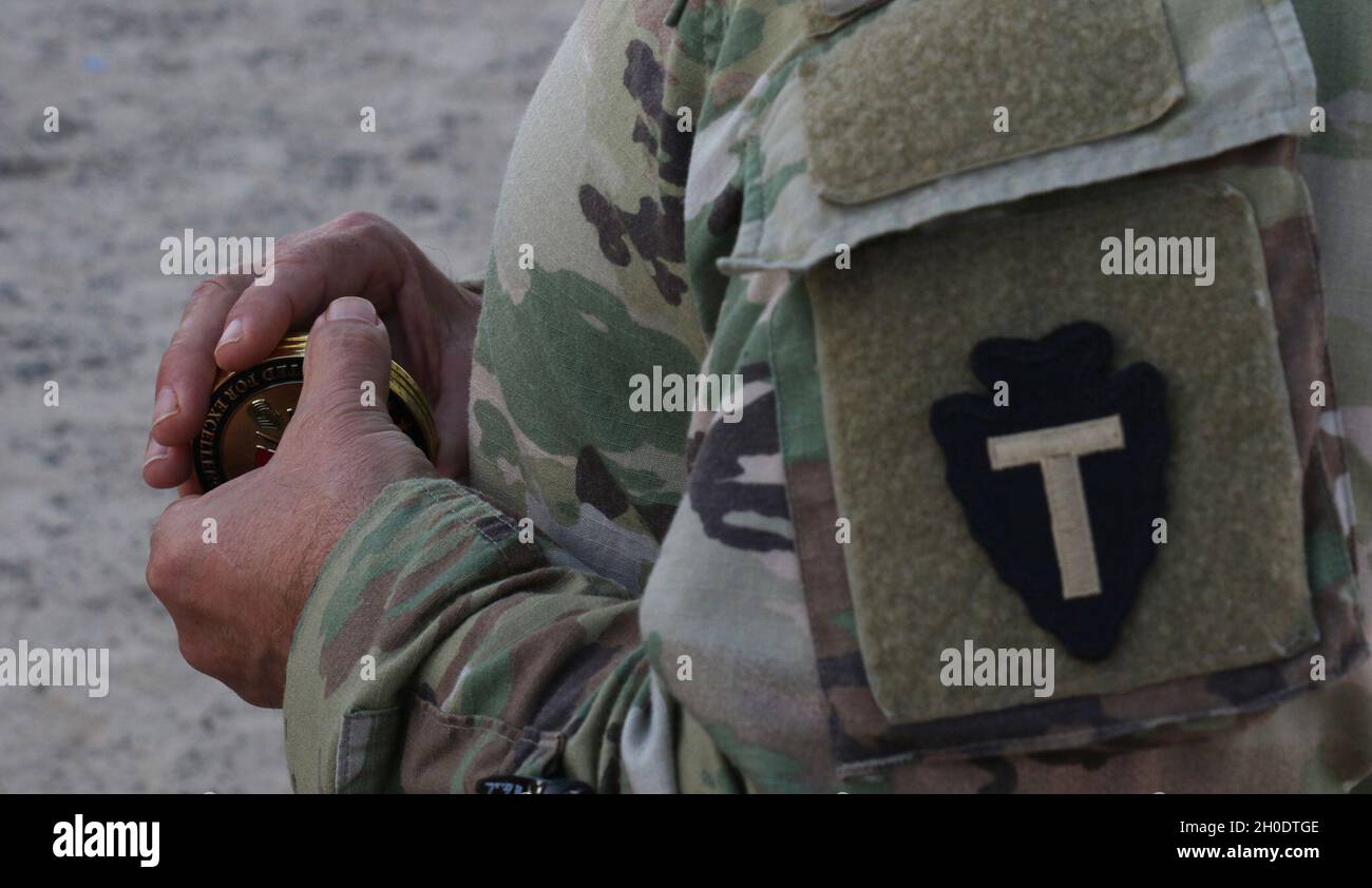 Command Sgt. Maj. Jim Horn, command sergeant major for Task Force ...