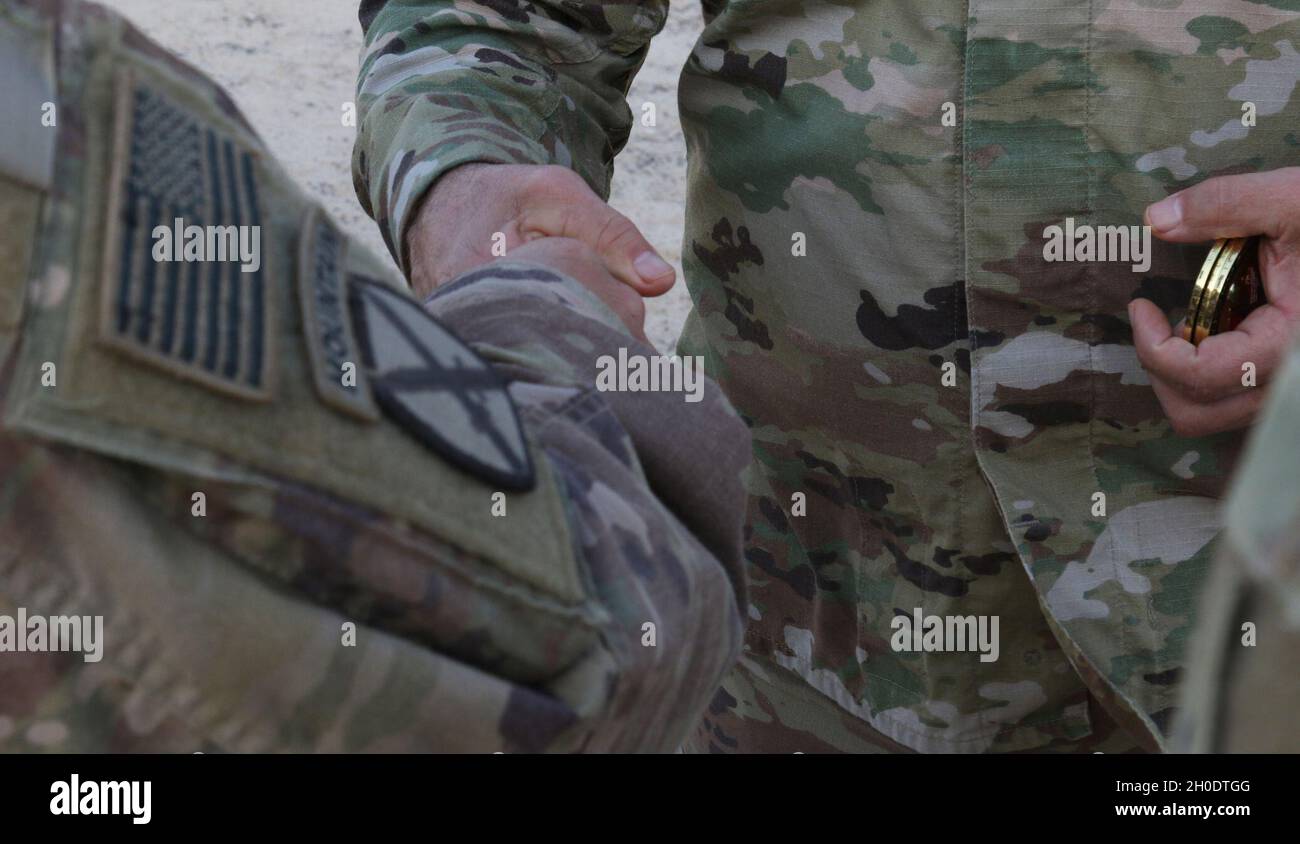 Command Sgt. Maj. Jim Horn, command sergeant major for Task Force ...