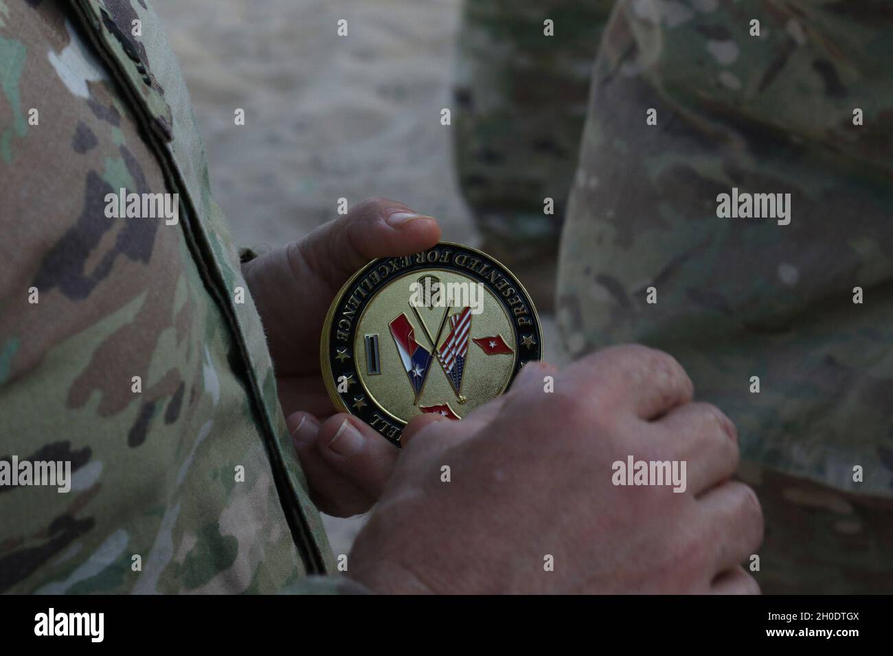 Command Sgt. Maj. Jim Horn, command sergeant major for Task Force ...