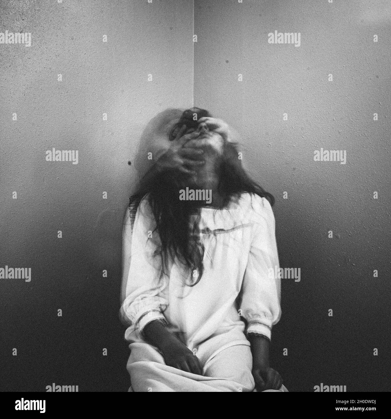 Ghost Girl Crying In Corner