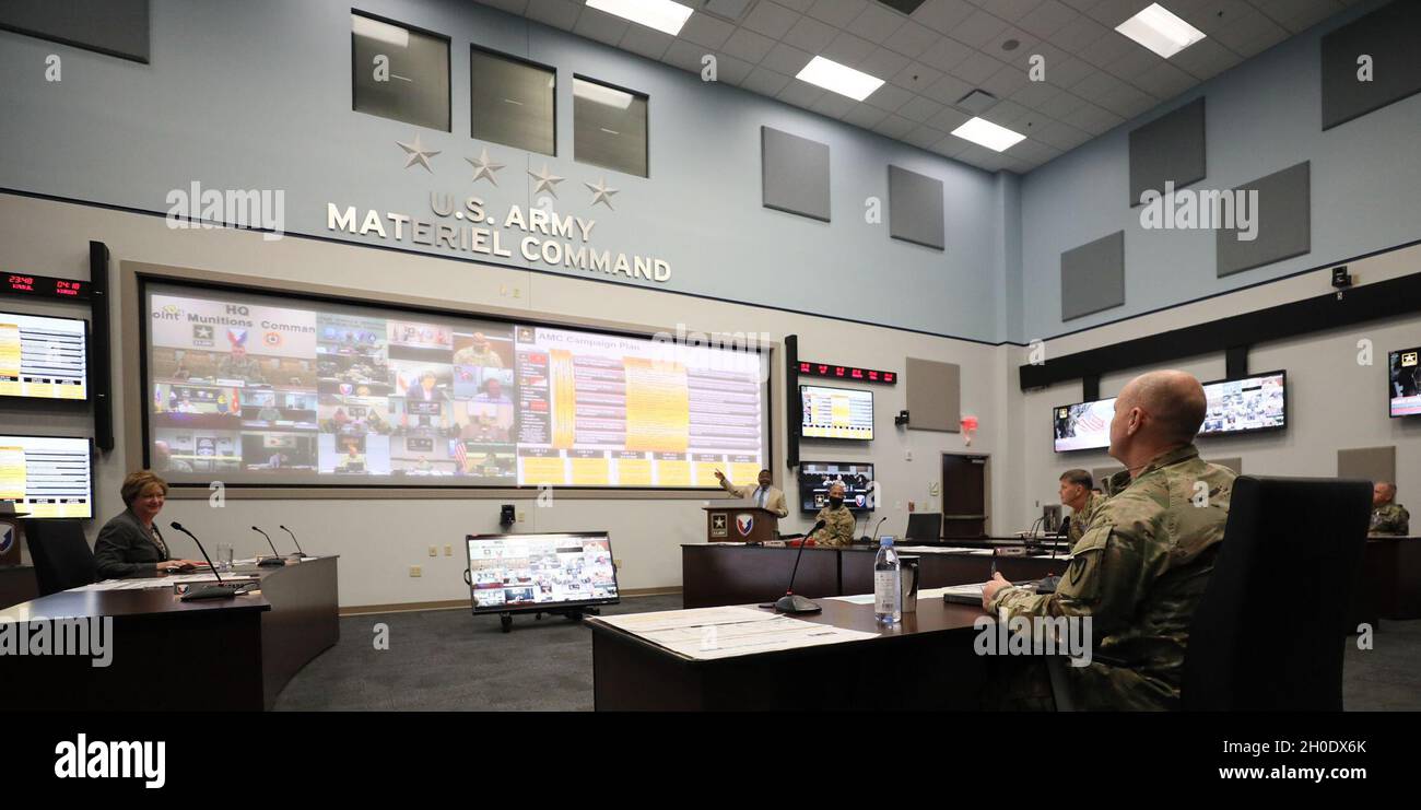 Gen. Ed Daly, Army Materiel Command commanding general, and AMC leaders ...