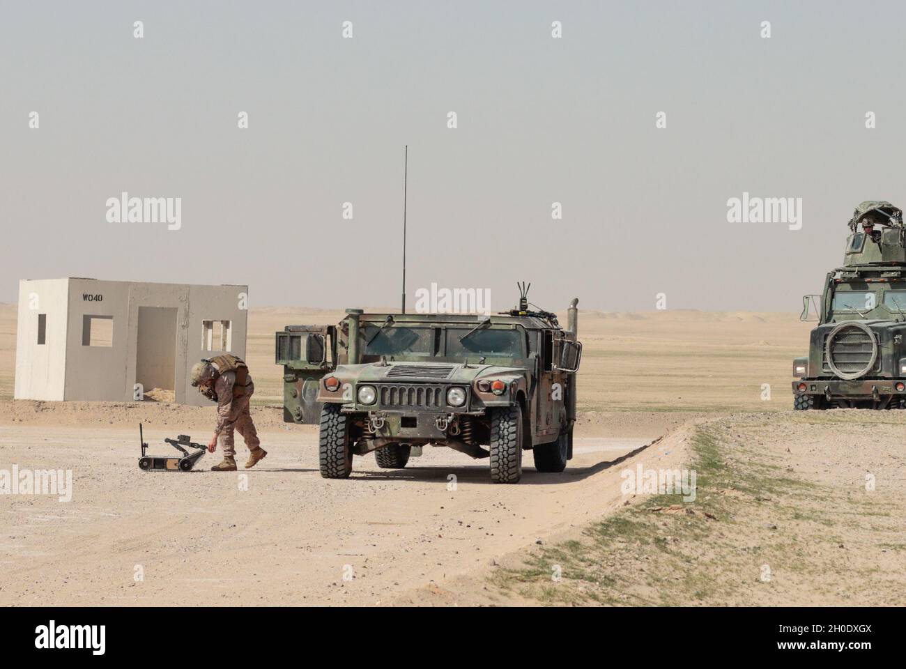 U.S. Marine Corps Master Sgt. Joseph Fuchs, explosive ordnance disposal ...
