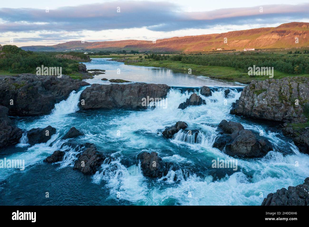 Glanni Waterfalls In Iceland Hi Res Stock Photography And Images Alamy