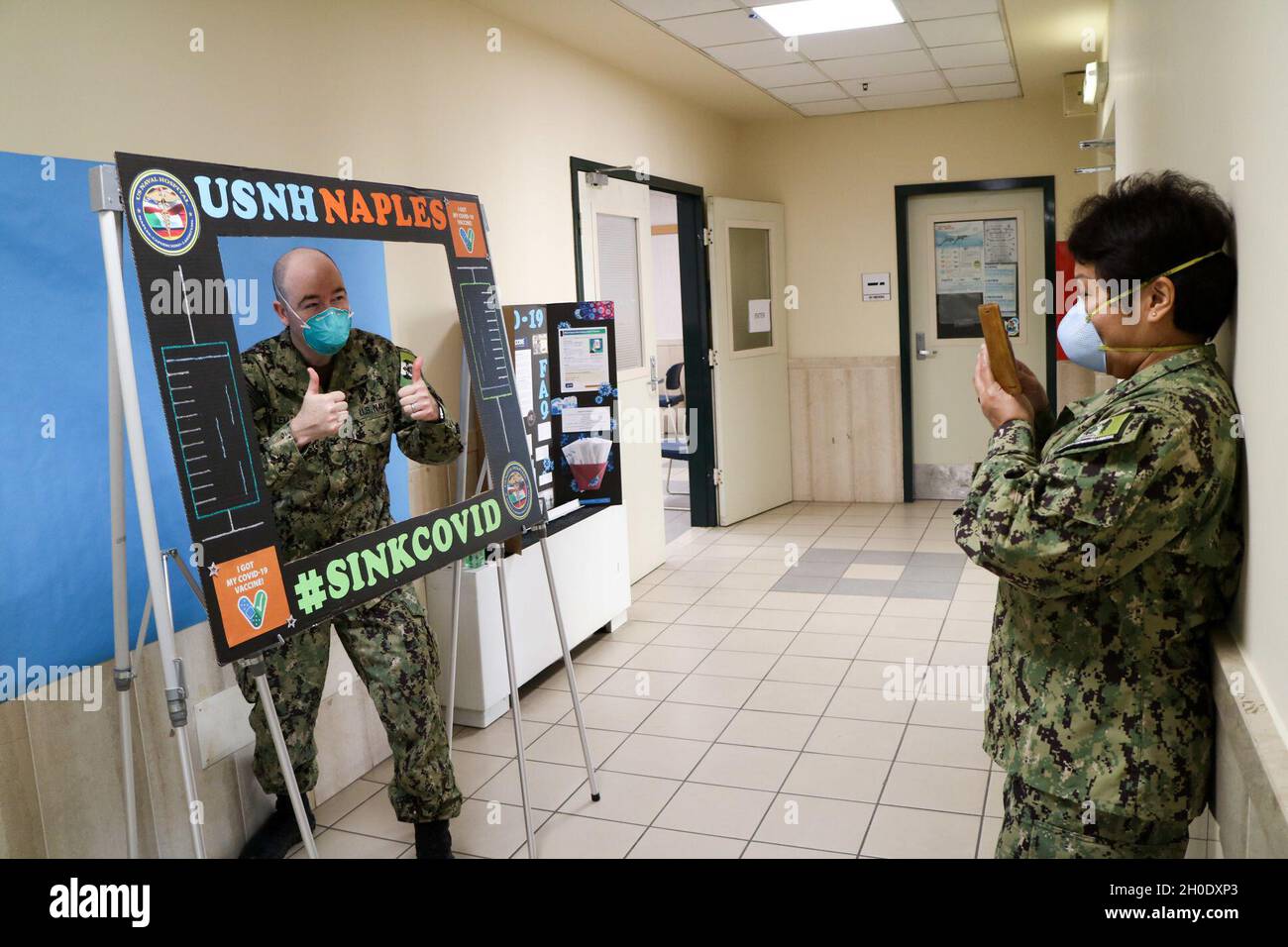 Capt. Clint LeMaire, the director of nursing services at U.S. Naval ...