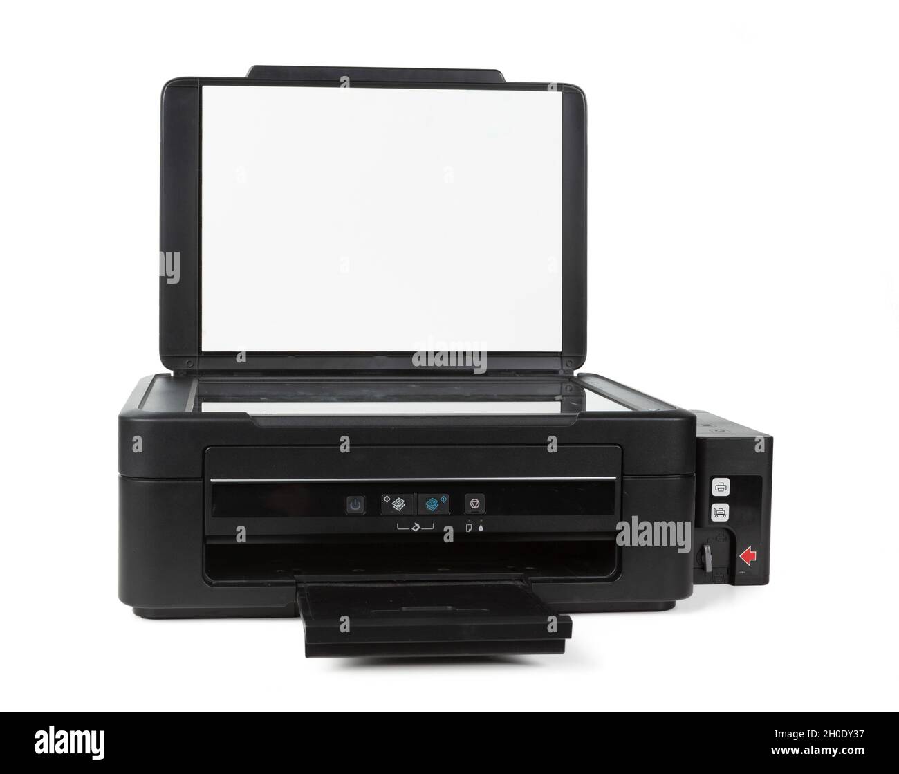 Multi purpose home printer isolated on white background Stock Photo - Alamy