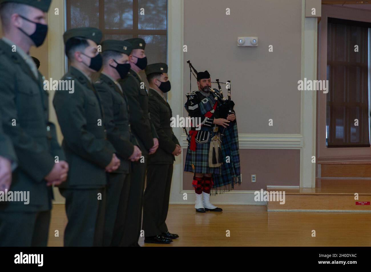Lt. Scott Stanton, with the Greenville Police Dept., performs during a ...