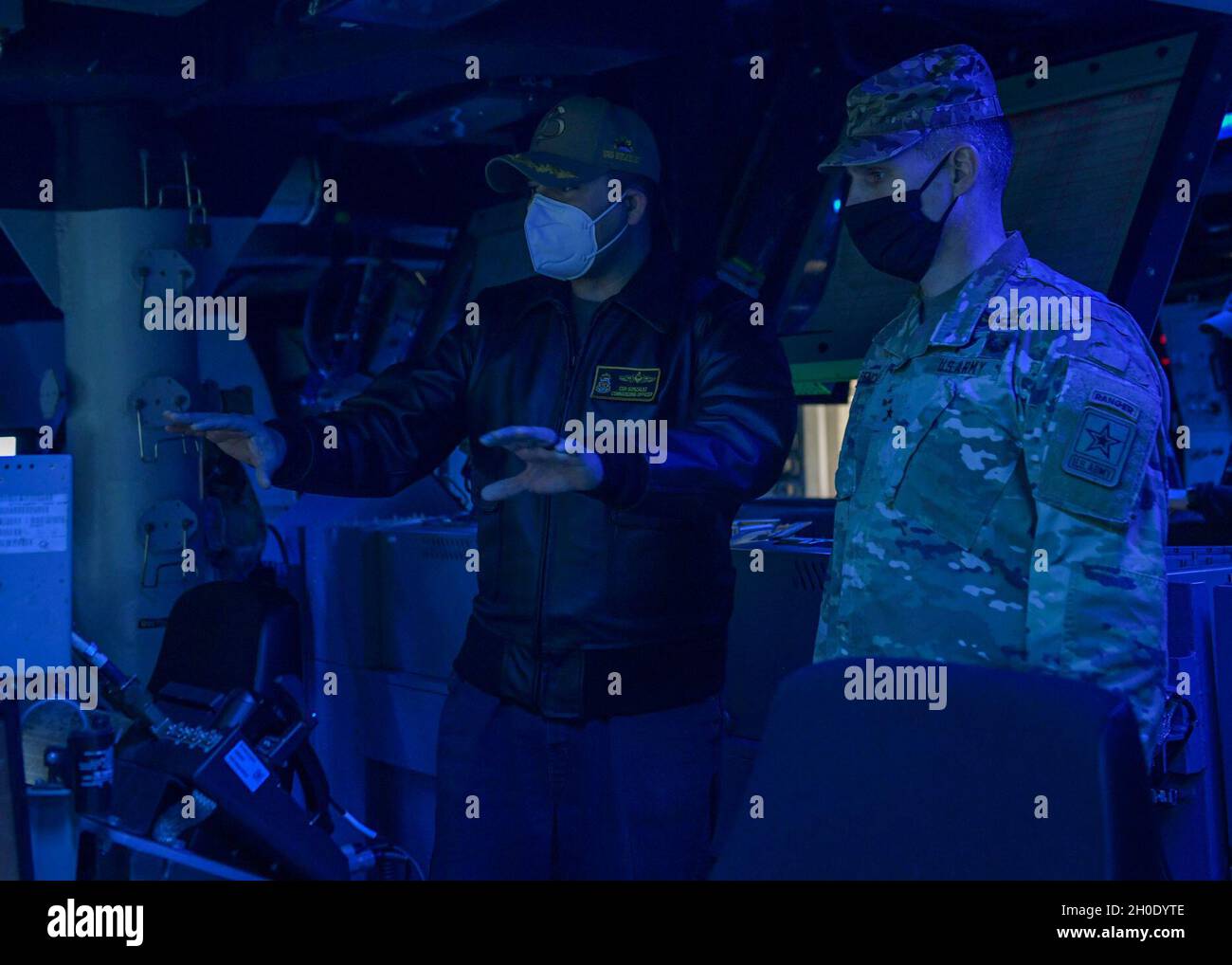 NORFOLK (Feb 5, 2021) – Cmdr. Luis Gonzalez, commander, USS Bulkeley ...