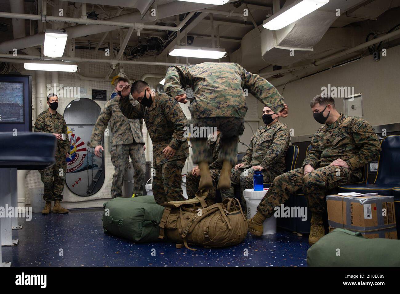 U.S. Marine Corps Staff Sgt. Jaime Quinceno, a career planner with the ...