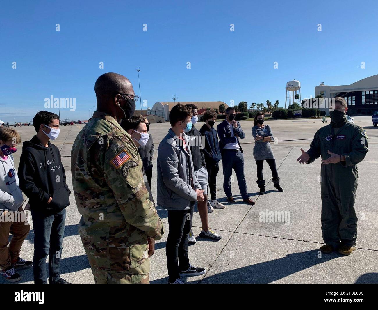 Air Force Maj. Patrick Burke, right, a B-1B Lancer bomber pilot from ...