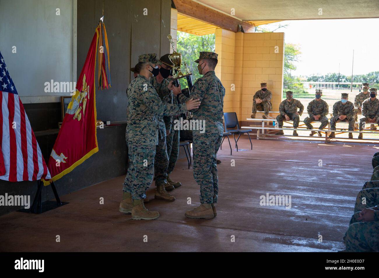 U.S. Marine Corps U.S. Marine Corps Col. Speros Koumparakis, commanding ...