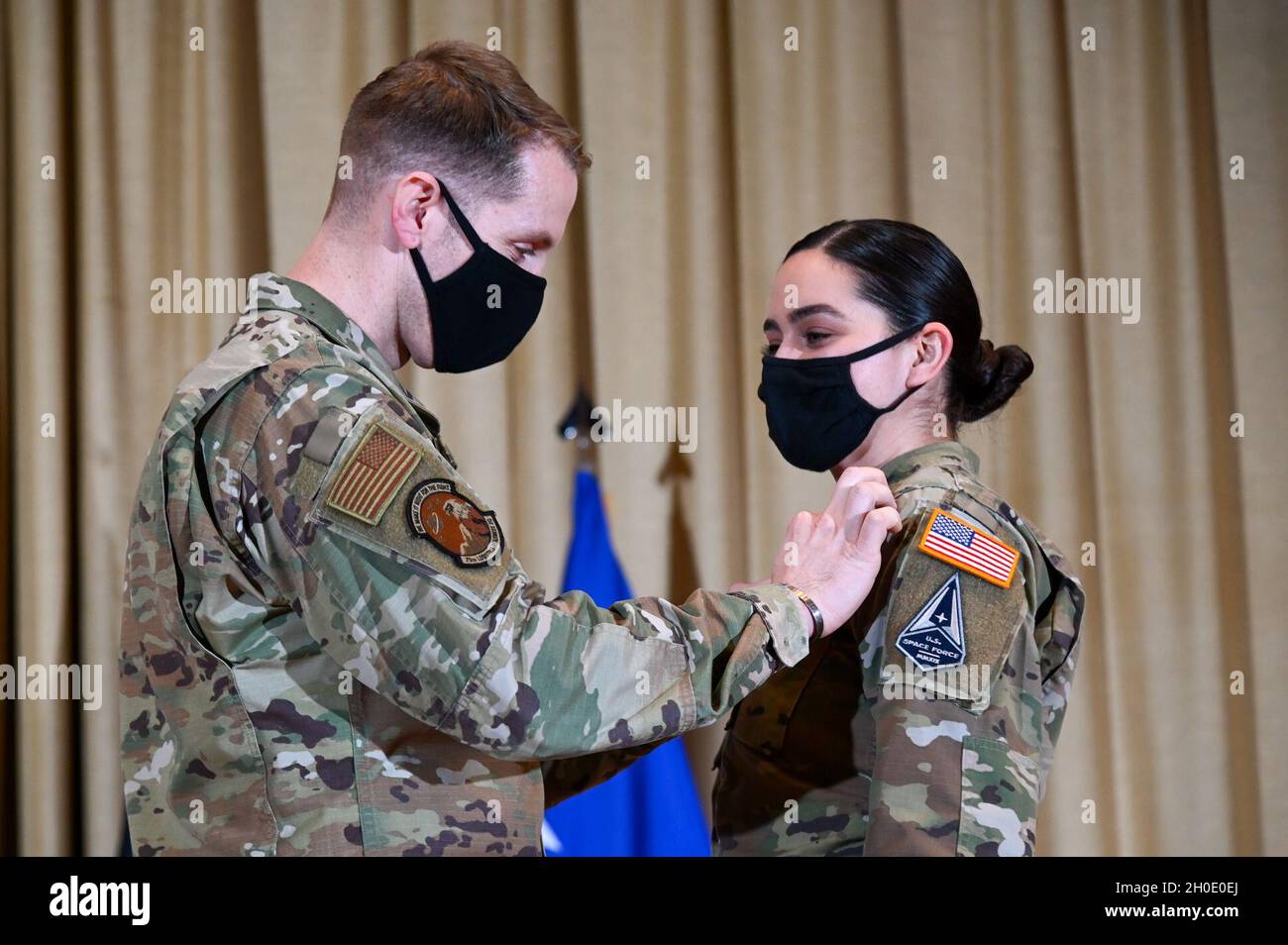 Sergeant Roxanne Esler-Groschel, 729th Air Control Squadron, has her ...