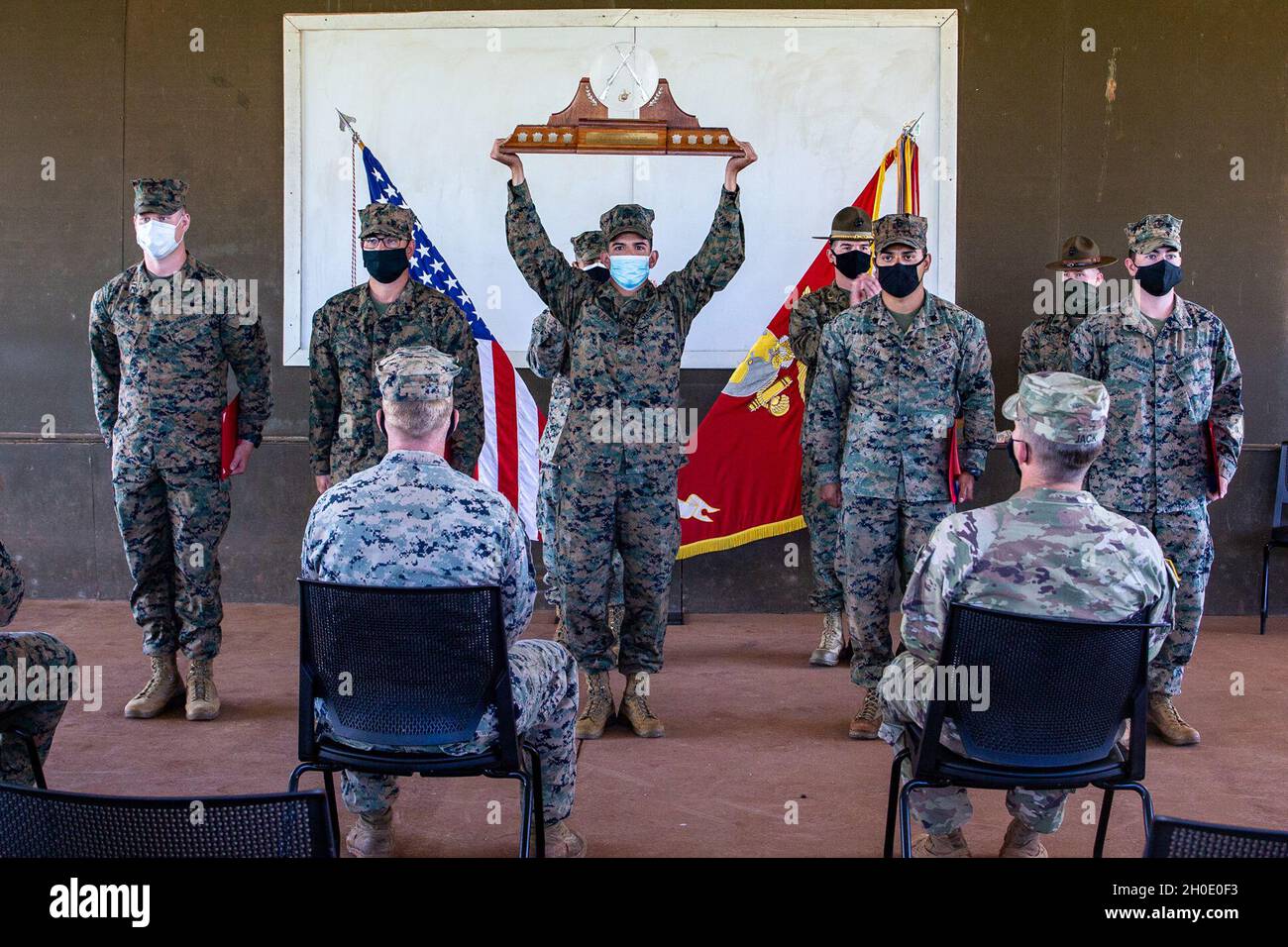 U.S. Marines with Headquarters Battalion, Marine Corps Base Hawaii ...