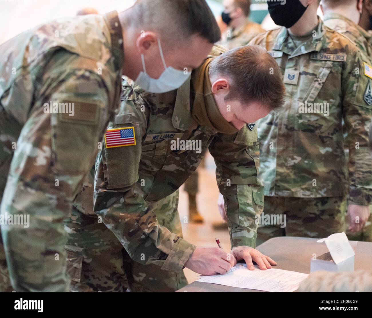 U.S. Space Force Staff Sgt. Ronald Williams, 73rd Intelligence ...